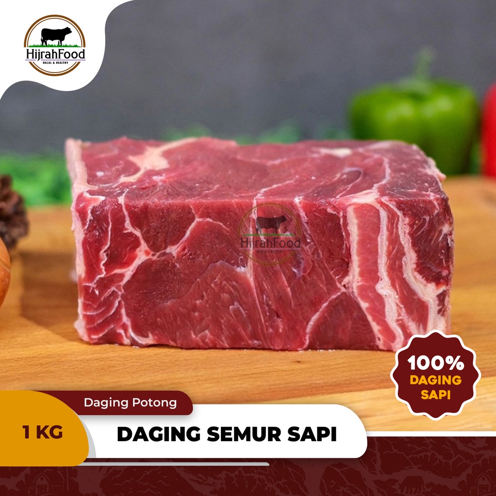Jual Hijrahfood Daging Sapi AUS | Daging Semur Rawon Soto Sop 1 kg ...