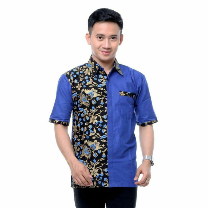 Jual Batik Hitam Manis Kemeja Batik Hitam Pria Lengan Panjang Kemeja ...