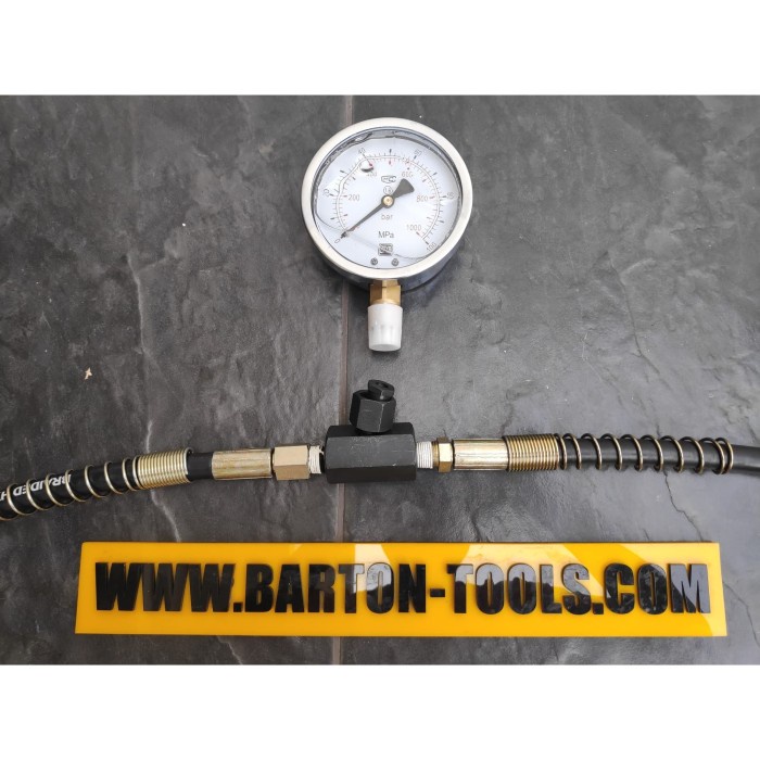 Jual Pressure Gauge 100Mm 1000Bar 14500Psi Bar-1000 Barton Kode Lc288 ...