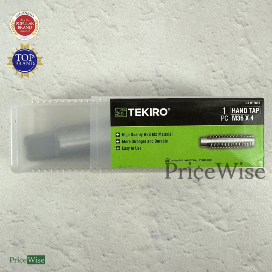 Jual Hand Taps Set 3 pcs M36 x 4 Tekiro / Hand Tap / Pembuat Drat ...