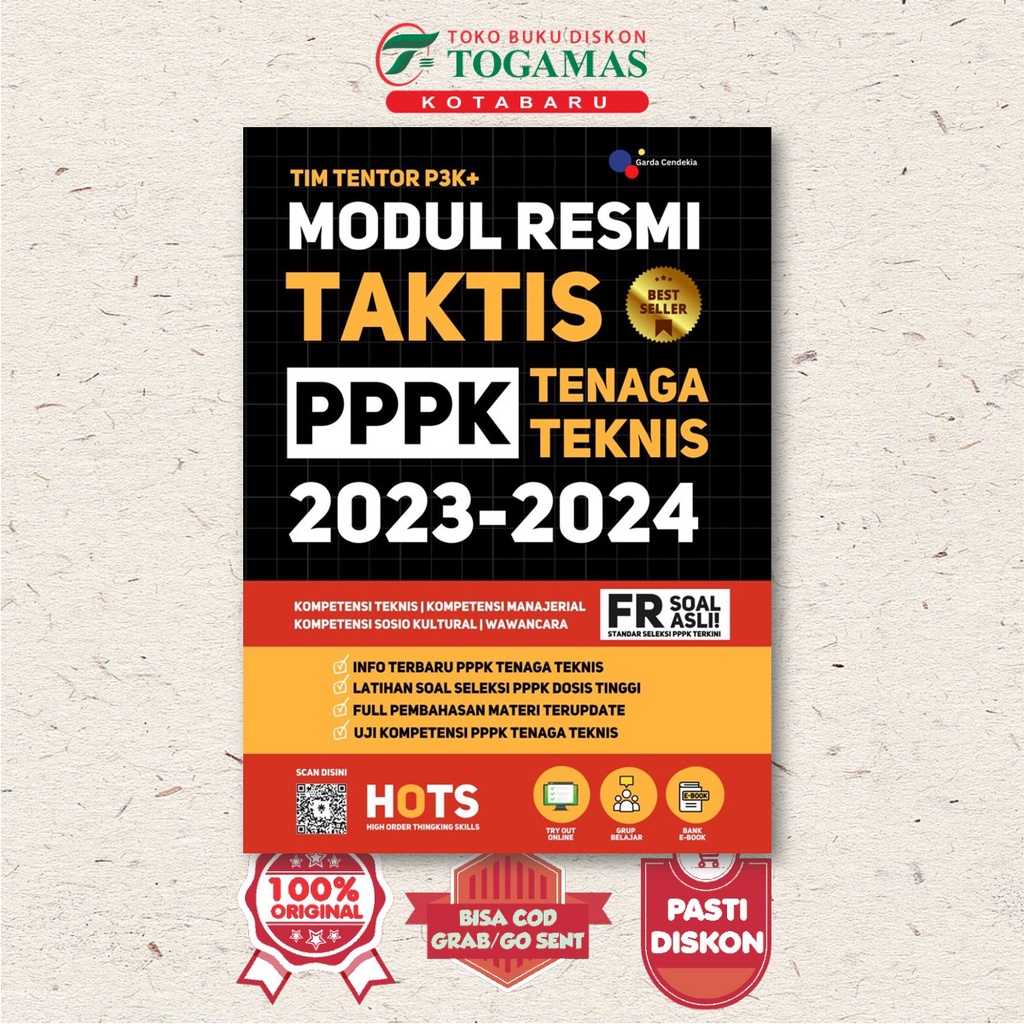 Jual Modul Resmi Taktis Pppk Tenaga Teknis 2023 - 2024 - Tim Tentor P3K ...
