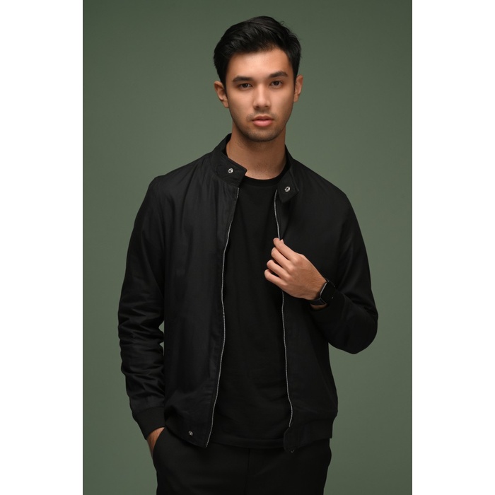 Jual Jaket Prepp Studio Harrington Jacket Black | Shopee Indonesia