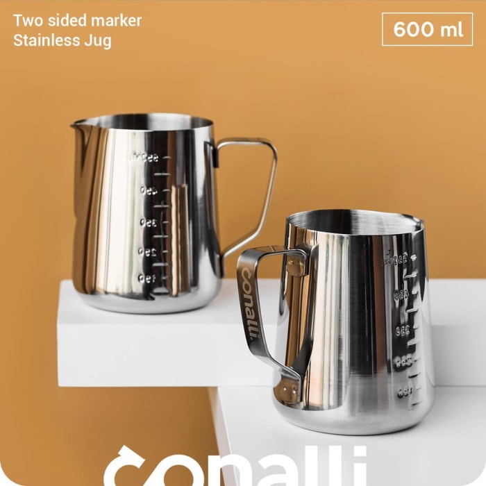 Jual Jug Susu Marker Barista 600 ml Milk Jug With Scale 600ml Stainless ...