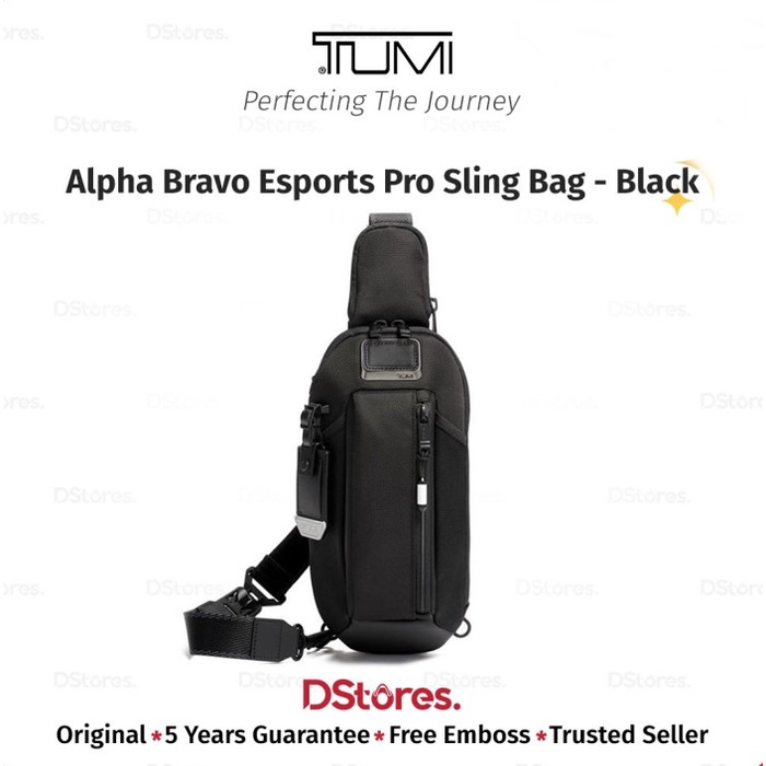 Jual TUMI Tas Selempang Alpha Bravo Esports Pro Sling Bag - Black | Shopee Indonesia