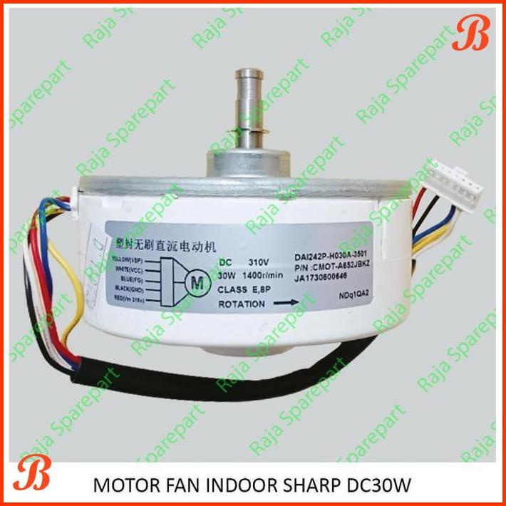 Jual MOTOR FAN INDOOR AC SHARP DC310V 30W | RJS | Shopee Indonesia
