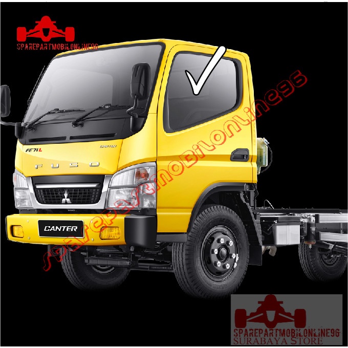 Jual Kaca Pintu Depan Mitsubishi Canter Fe700 Fe800 Asli Star | Shopee Indonesia