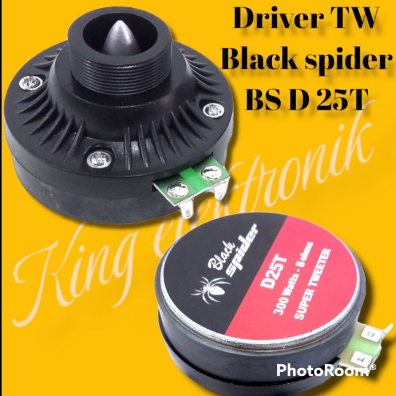 Jual DRIVER TWEETER BLACK SPIDER D25T MODEL BAUT PACKING BUBBLEWRAP ...