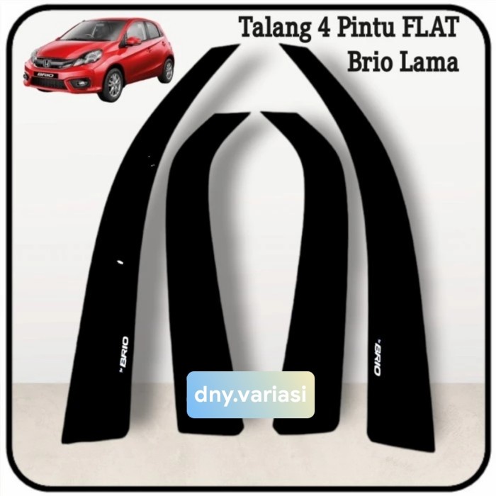 Jual Talang Air 4 Pintu Hitam Type Slim Flat - Honda Brio Star | Shopee ...