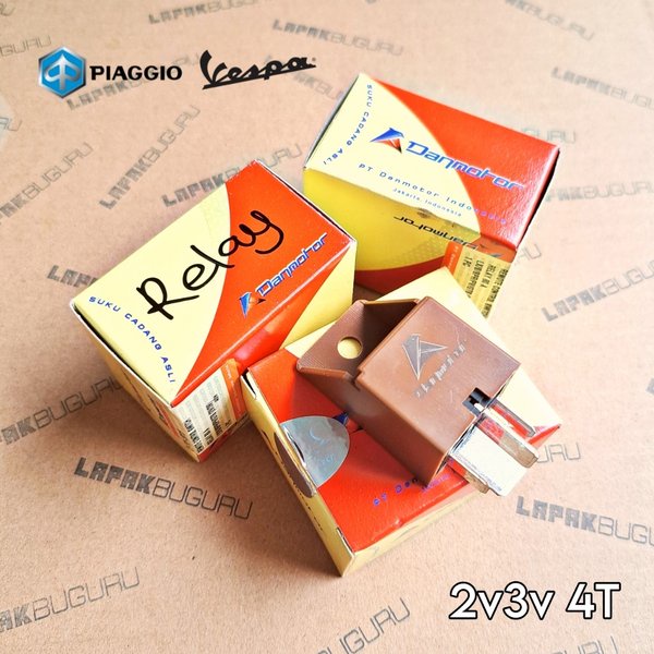 Jual RELAY COKELAT CONTROL STARTER DAN MOTOR ALL PIAGGIO ZIP LIBERTY ...