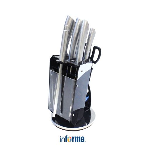 Jual Informa Cooking Color Set 8 Pcs Leta Pisau Dapur Dengan Blok ...