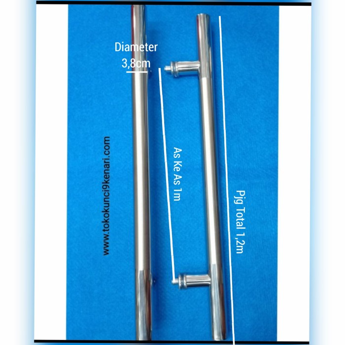 Jual Ori Pull Handle Ph Dl802 38X1000X1200 PssSss 12M Pipa Bulat ...