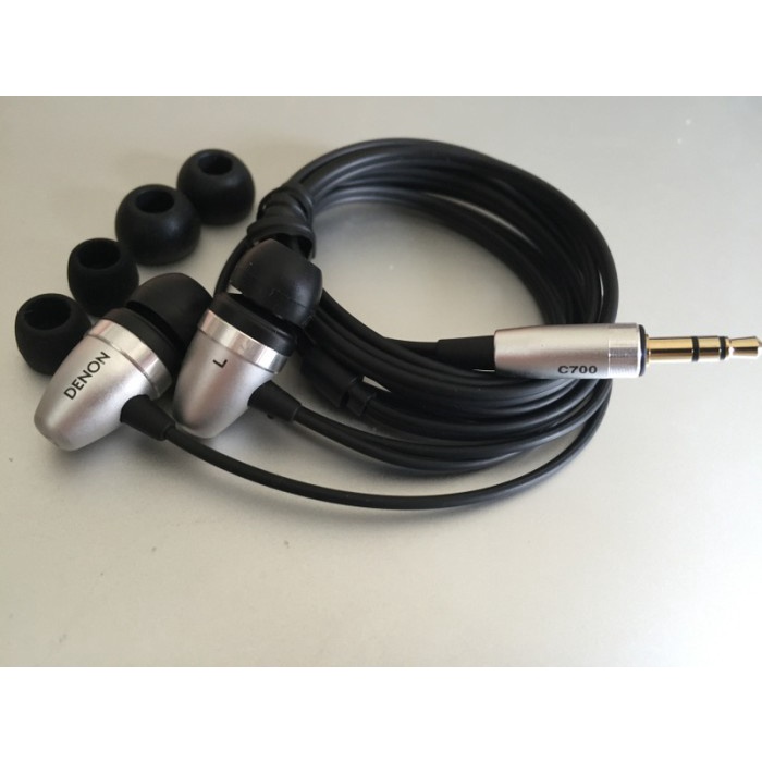 Jual mit Original Denon AH-C700 2 Juta Sound Quality Earphone Headset ...