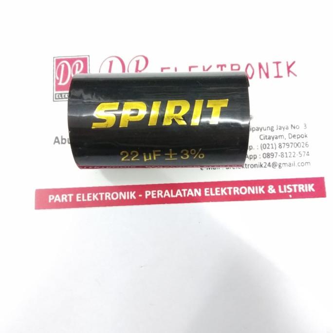 Jual Kapasitor nonpolar bagus Spirit 22uf 22 uf 22 mikro mikr 400v 400 ...