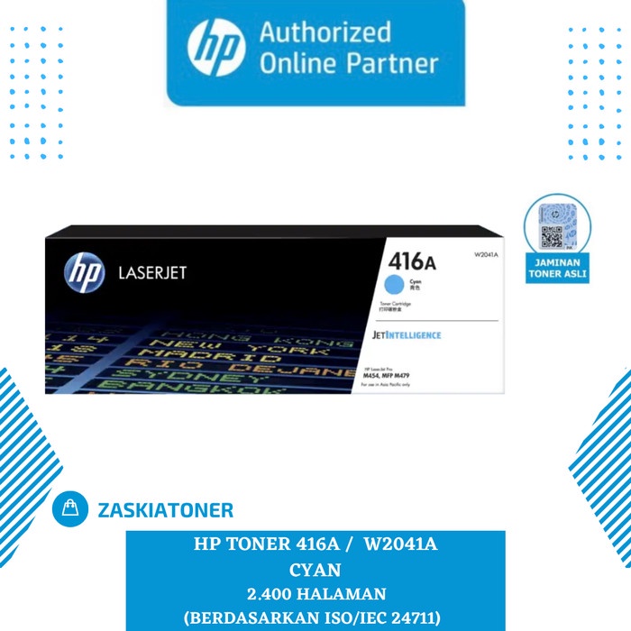 Jual Hp Toner Laserjet 416A Original Cartridge - Black | Shopee Indonesia