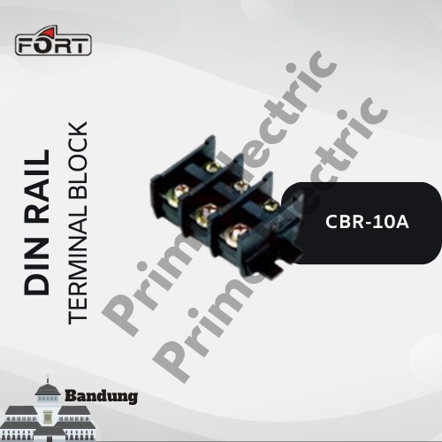 Jual Terminal Blok CBR-10A Model Tend Rail 1 Fungsi 10 Ampere FORT ...