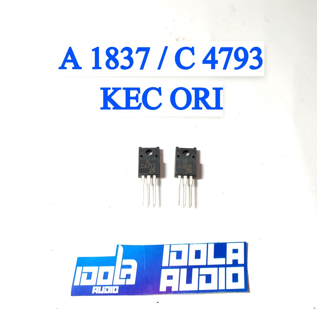 Jual (TR) Transistor A 1837 / C 4793 KEC ORI (1 SET) | Transistor A1837 ...