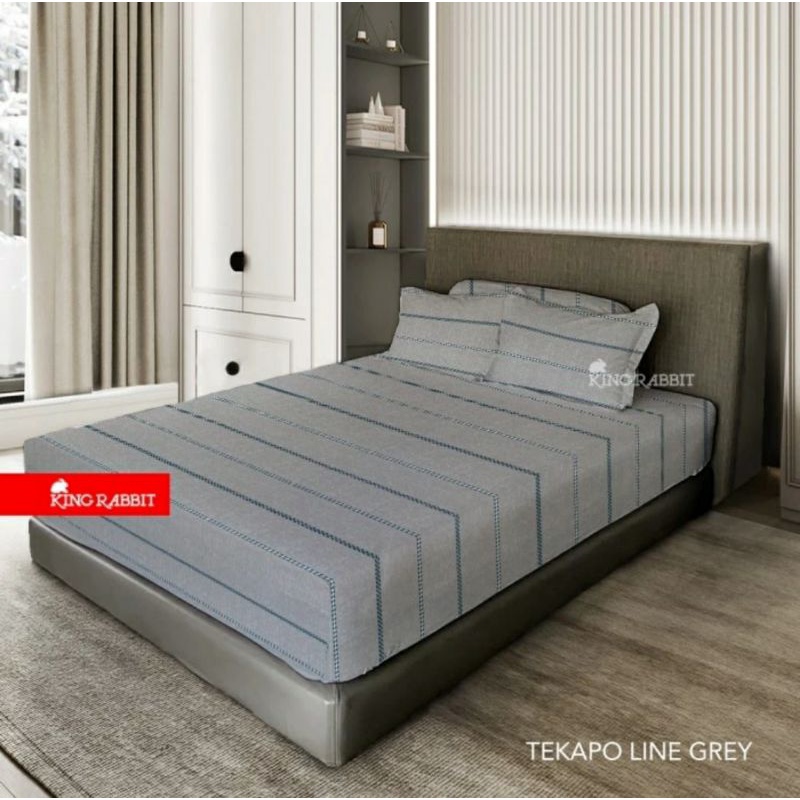 Jual King Rabbit Sprei Single & Sarung Bantal Guling Motif Bamboo ...