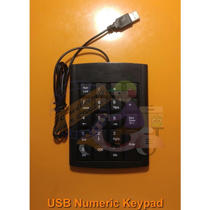 Jual TP USB Keypad Numeric Num Lock Pad Keyboard Angka Calculator ...