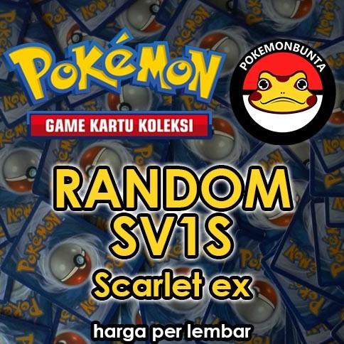 Jual Kartu Pokemon Indonesia Scarlet ex SV1S Bulk Random Card TCG | Shopee Indonesia