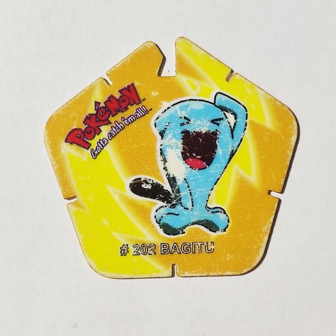 Jual Wobbuffet/Bagitu#202 - Tazos Pokemon PENTAZO Coin Mainan Chiki ...