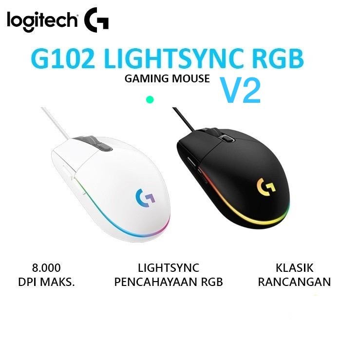 Jual Logitech G102 Lightsync Rgb Gaming Mouse | Shopee Indonesia