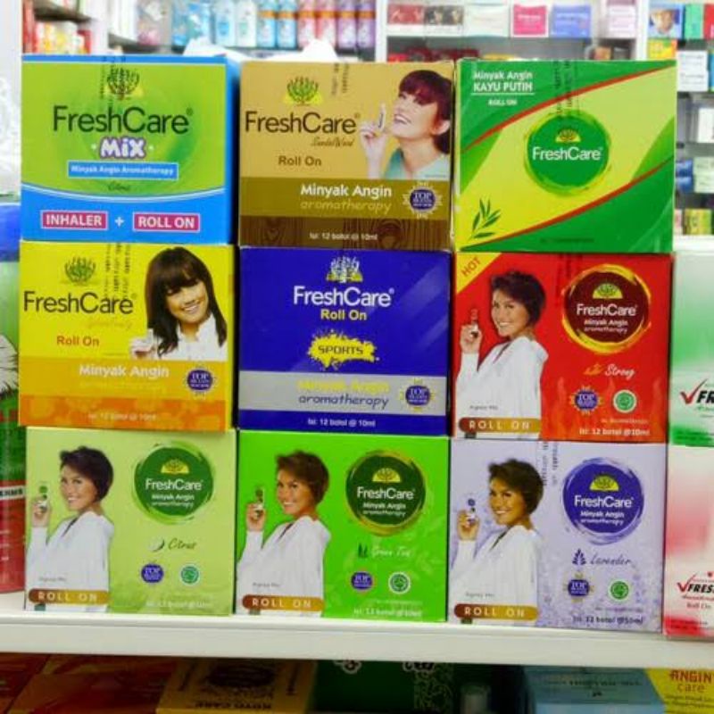 Jual Freshcare 10ml x 12 pcs 1 BOX // Ready Roll On Fresh Care 10ml ...