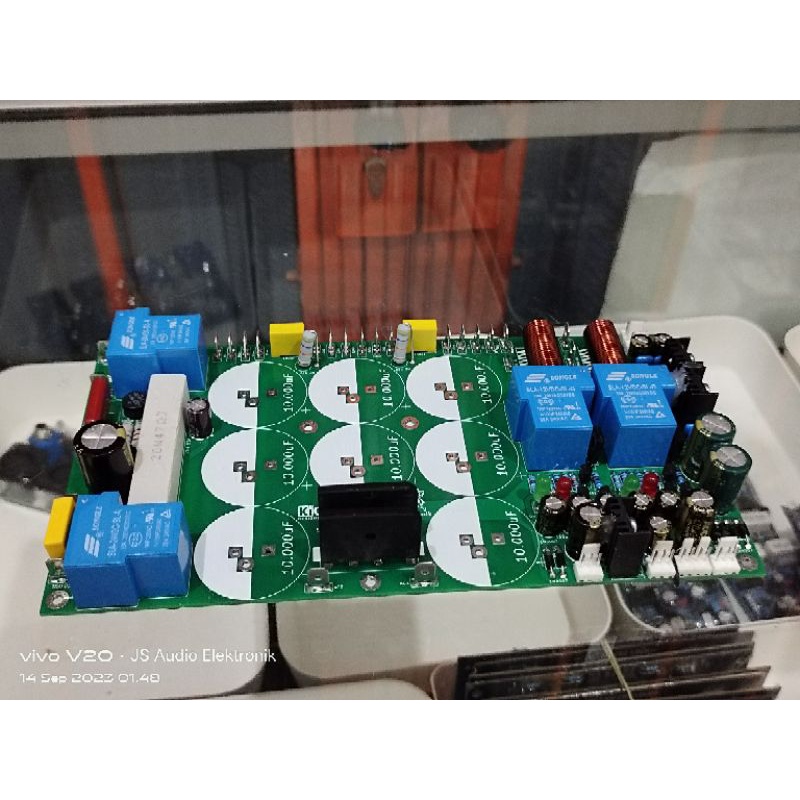 Jual kit psu AB 8 ELCO + SOFTSTAR + PROTEC dengan Pcb Fiber Dobel Layer ...