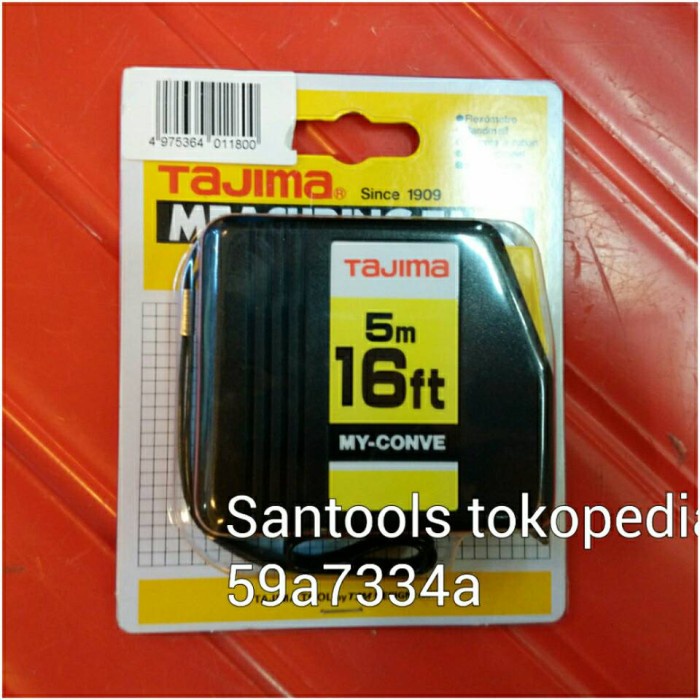 Jual New!! meteran tajima 5 meter my conve / measuring tape tajima | Shopee Indonesia