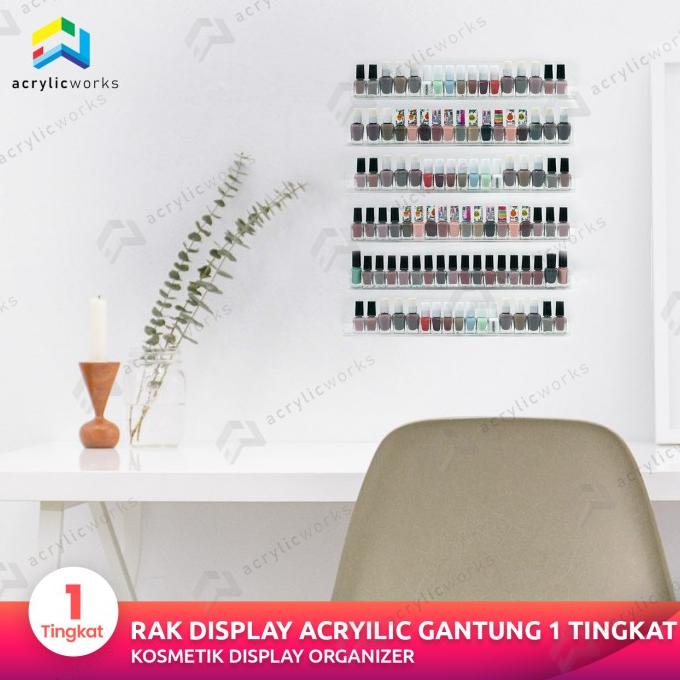 Jual REINALDO SALE !!! Rak Organizer Acrylic Rak Gantung Kosmetik Rak ...