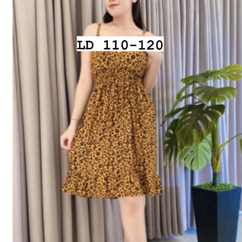 Jual MINI DRESS YUKENSI RAYON LEOPARD MACAN DASTER BIGSIZE JUMBO BESAR ...