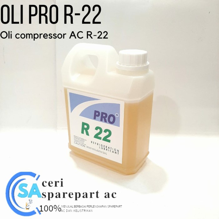 Jual R22 OLI PRO Compressor AC oil kompresor refrigrant 1liter | Shopee ...