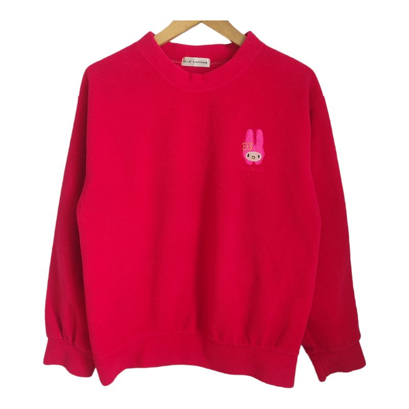 Jual Sweater merah wanita Elle Capitan M fit L (minus) | Shopee Indonesia
