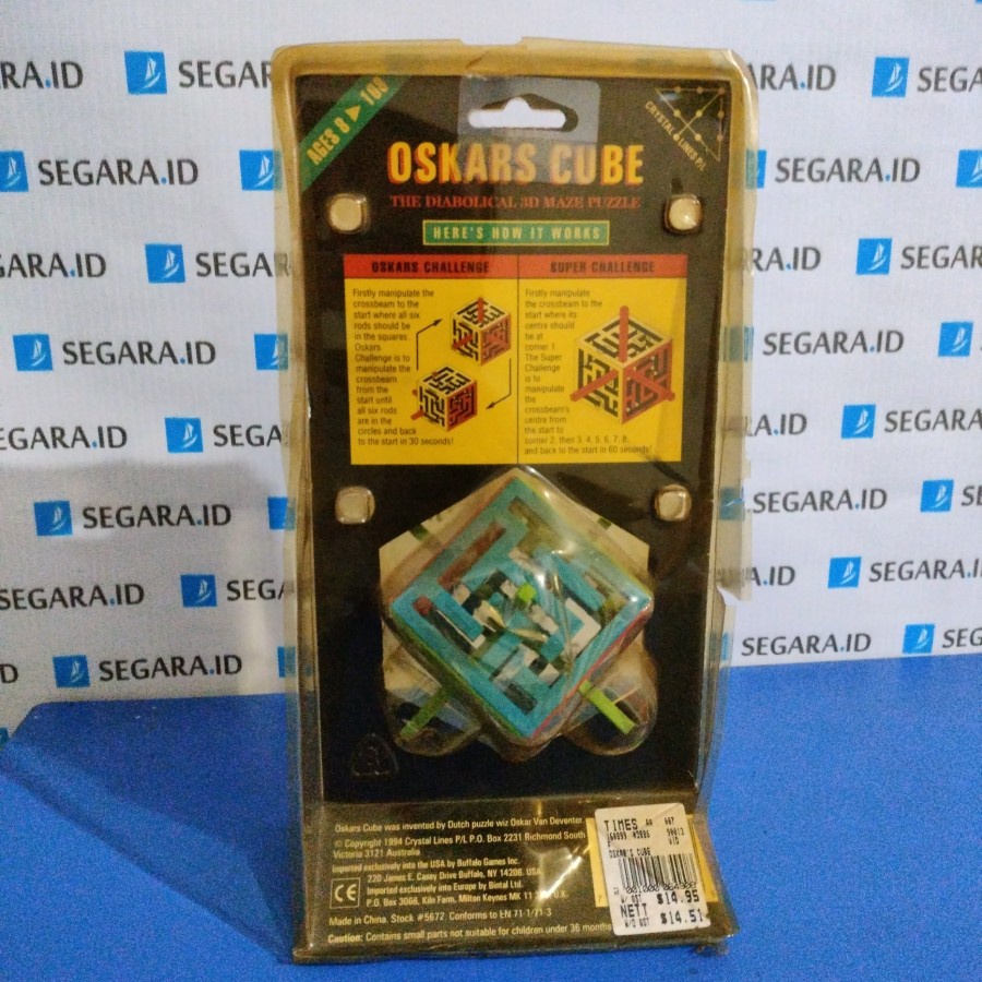 Jual Oskar Cube The Diabolical 3D Maze Puzzle | Shopee Indonesia