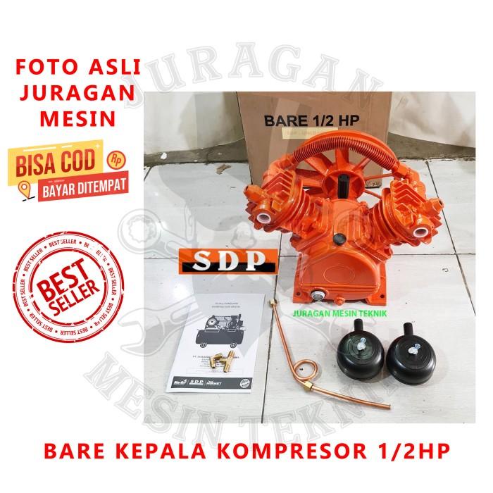 Jual Kepala Kompresor 1/2 Hp Bare Air Compresor Head Pump 1/2Hp ...