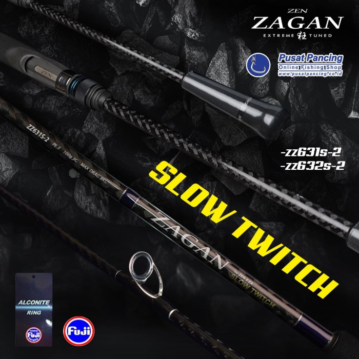 Jual SPIN ROD ZEN ZAGAN SLOW TWITCH JIGGING ROD STAGE (JAPAN STYLE ...