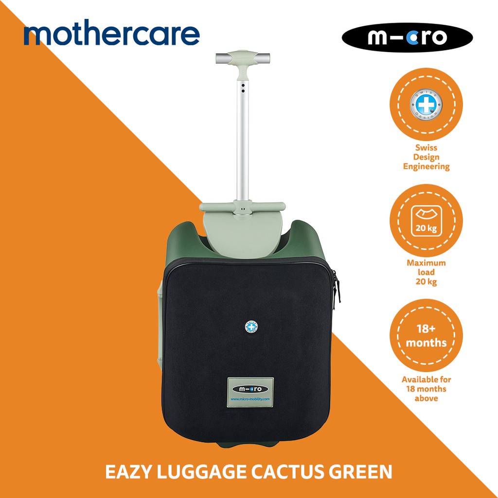 Jual Micro Luggage Eazy Green - Tas Koper Ride On Anak | Shopee Indonesia