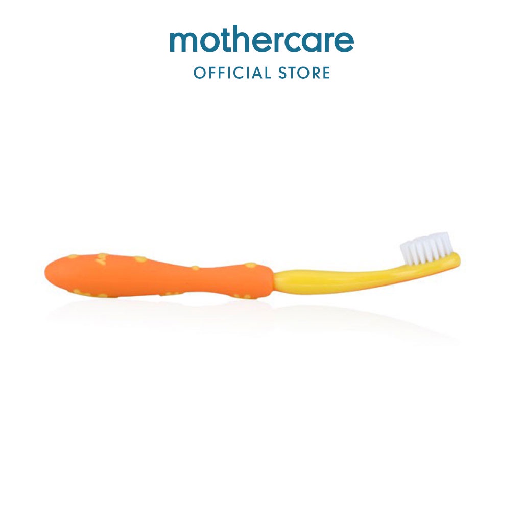 Jual Nuby Easy Grip Soft Toothbrush (Orange/Yellow) | Shopee Indonesia