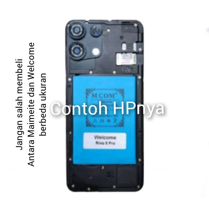 Jual Baterai Mcom For Welcome Rino 8 Pro Double Power 5000Mah Batere Batre Batrai Battery ...