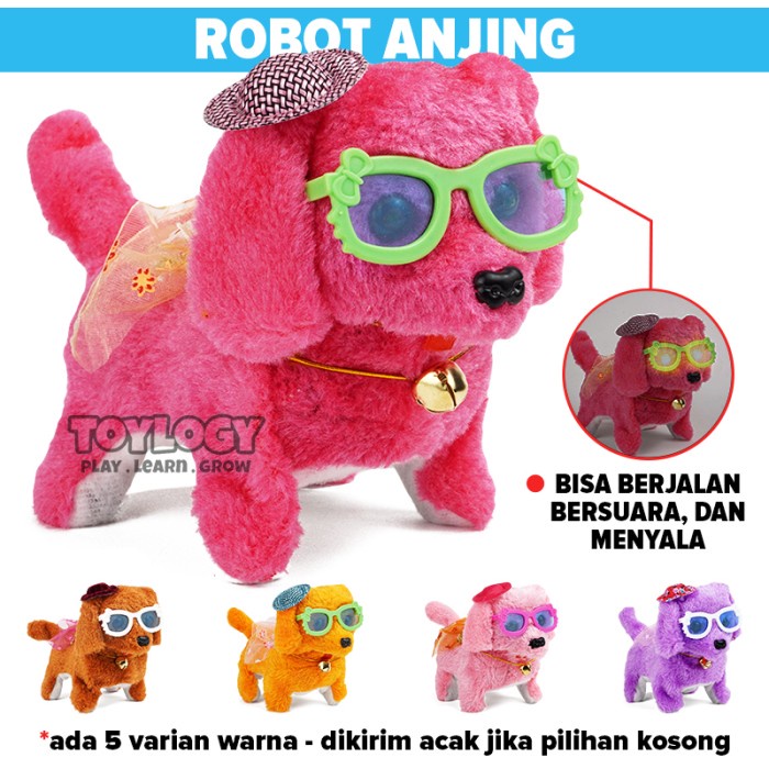 Jual Mainan Anak Robot Boneka Anjing ( Robot Stuffed Plush Dog ...
