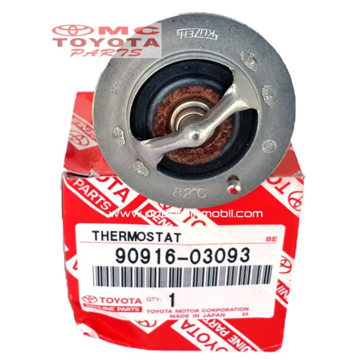 Jual Thermostat Crown Coaster Land Cruiser Prado Hiace 90916-03093 Kode ...