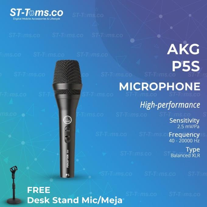 Jual AKG P5S / P 5S / P5 S Handheld Vocal Microphone | Shopee Indonesia
