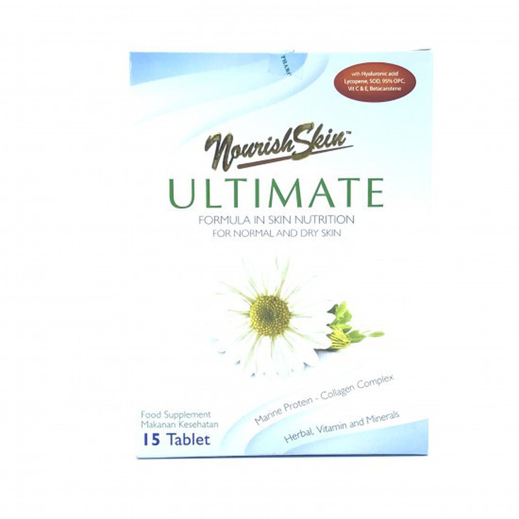 Jual Nourish Skin Ultimate untuk Memelihara Kesehatan Kulit (15 Tablet ...