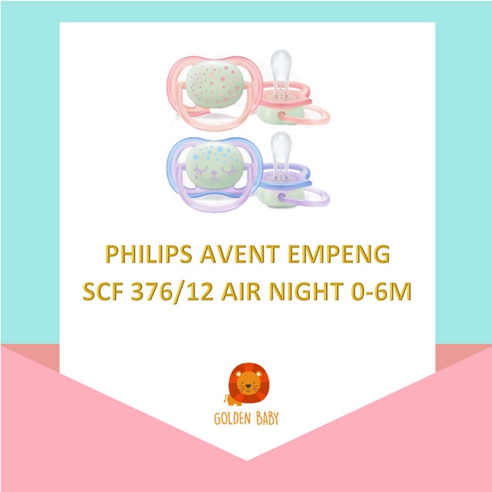 Jual PHILIPS AVENT EMPENG ULTRA AIR NIGHT 0-6M SCF376/12 TWIN PACK ...