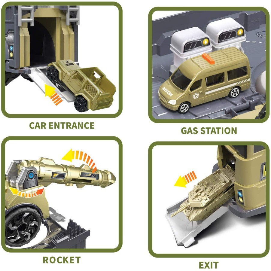Jual Mainan Anak Rc Edukasi Hampers Mobil Mobilan Litary Polisi Tni Tru ...