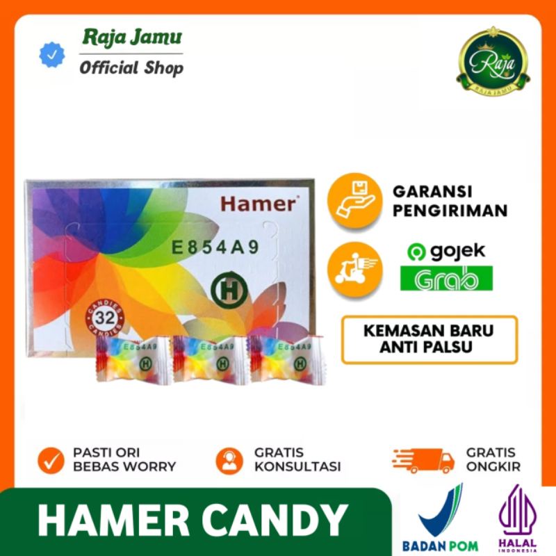 Jual Permen Hamer Candy Rainbow Original Meningkatkan Stamina Pria - 1 ...