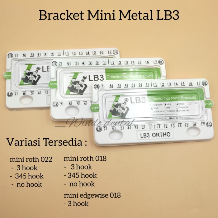 Jual BRACKET MINI ROTH BEHEL 022 WITH HOOK / NO HOOK / EDGEWISE / LB3 ...