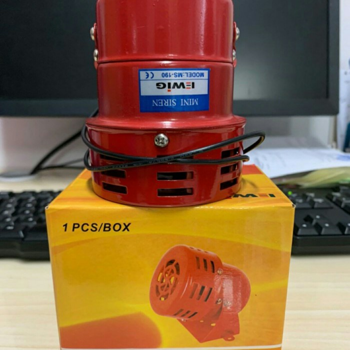 Jual Ori Mini Siren Ewig Ms-190 220V Sirine Sirine Terbatas | Shopee ...