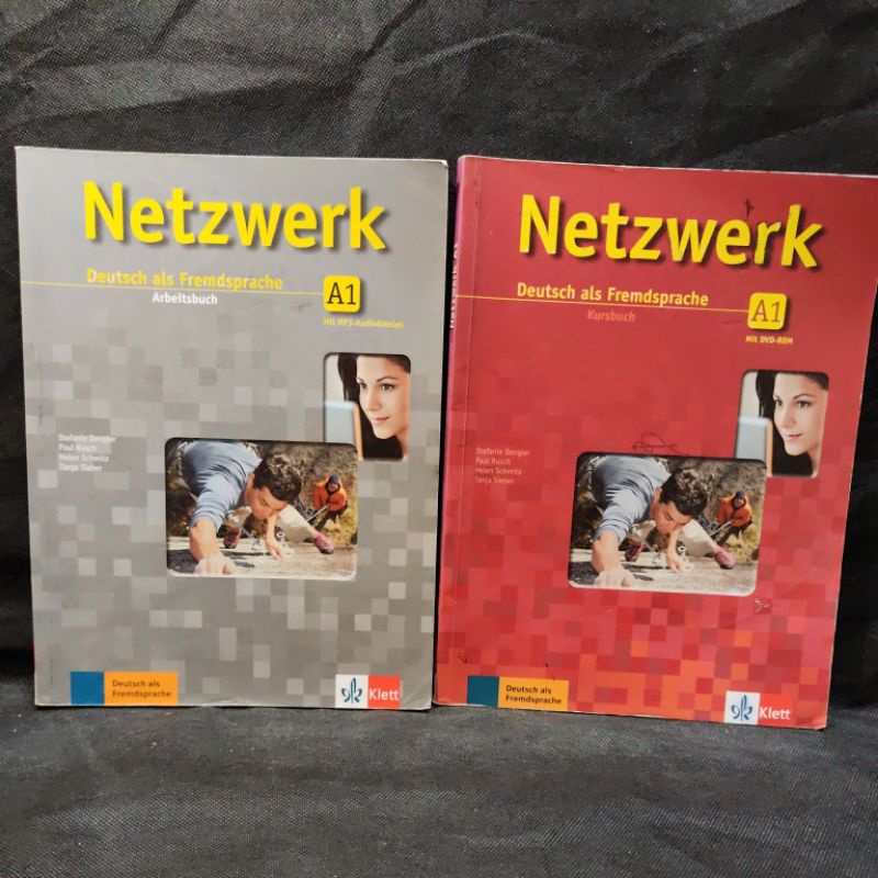 Jual Buku Netzwerk A1, Arbitsbuch, Kursbuch, Deutsch Als Fremdsprache, Klett, Stefani Dengler ...