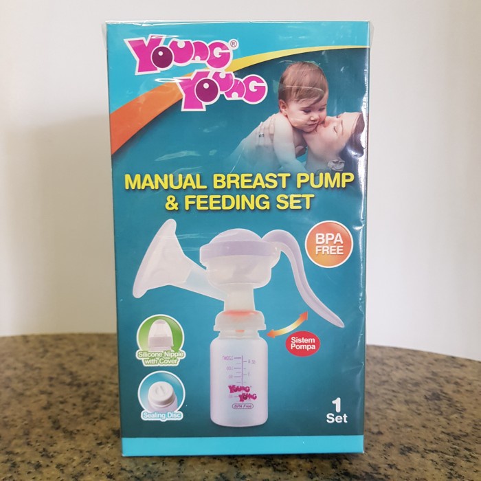 Jual [COD] Young Young Manual Breast Pump Feeding Set Terbatas | Shopee ...