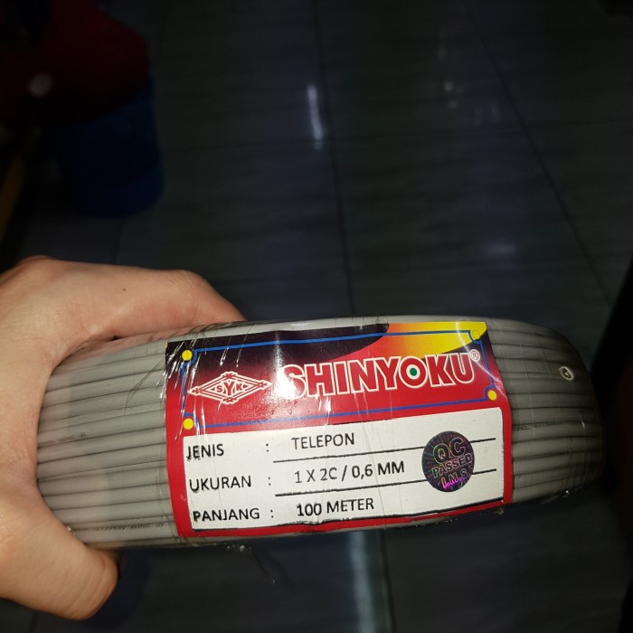 Jual Kabel Telepon Shinyoku 2C 100M | Shopee Indonesia